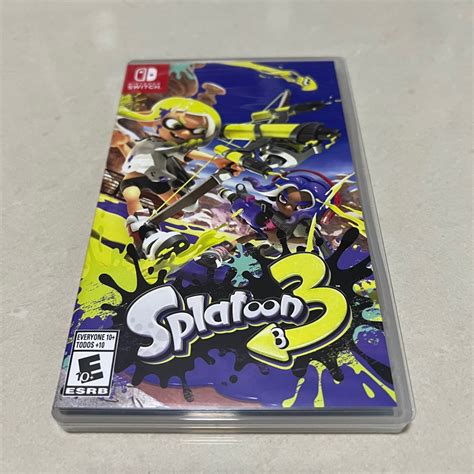 Splatoon 3 Nintendo Switch Action Shooter Game Physical Cartridge