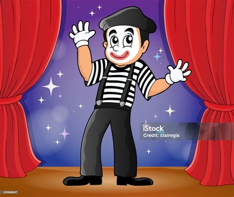 Mime 테마 이미지 2 Performing Arts Event에 대한 스톡 벡터 아트 및 기타 이미지 Performing