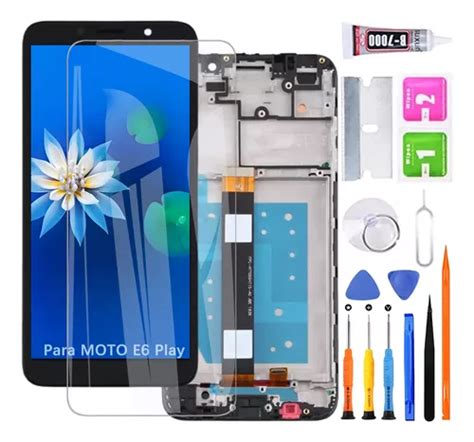 Pantalla Lcd Para Moto E6 Play Xt2029 Original Con Marco Envío Gratis