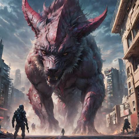A Behemoth Hell Hound That Guards The Demonic Gate By Kumapaws376 On