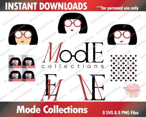Mode Collections Bundle Svg Png Instant Download Personal Use Only Etsy