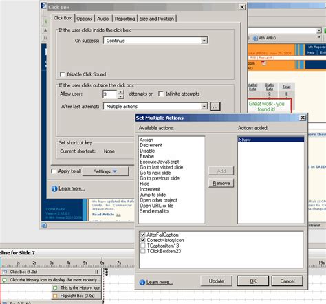 Solved Show Caption HIghlight Box After Failure Adobe Product Community