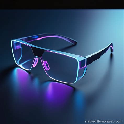 Futuristic Glasses In High Tech Environment Stable Diffusion Online