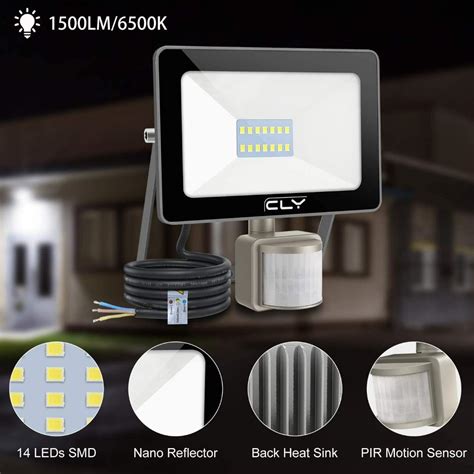 3116 Clv 15w Led Floodlight1500 Lumen Ip66 Waterproof Security Lights