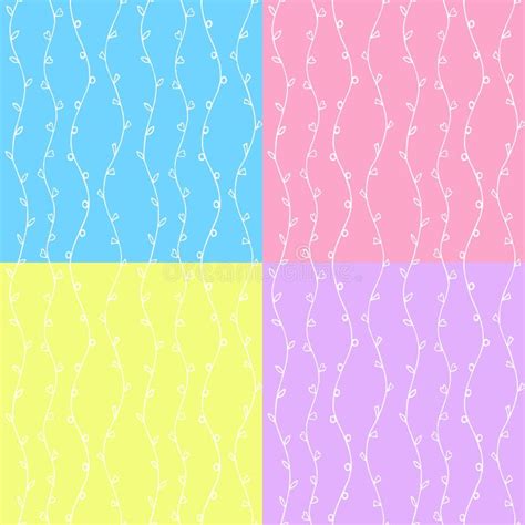 Seamless Abstract Hand Drawn Wave Ocean Pattern Stock Vector