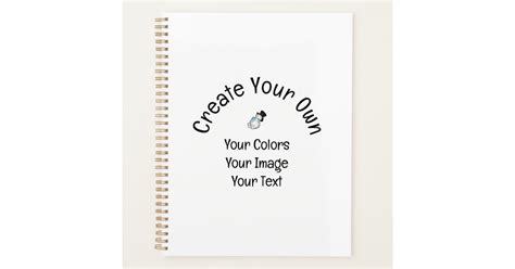Create Your Own Custom Planner Zazzle