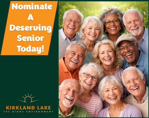 Ontario Senior Of The Year Award Town Of Kirkland Lake