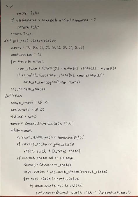 人工智能课后习题（手写版）人工智能 手写代码题 Csdn博客