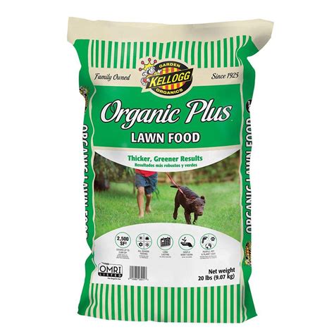 Kellogg Garden Organics 20 Lbs Organics Lawn Food 3011 The Home Depot