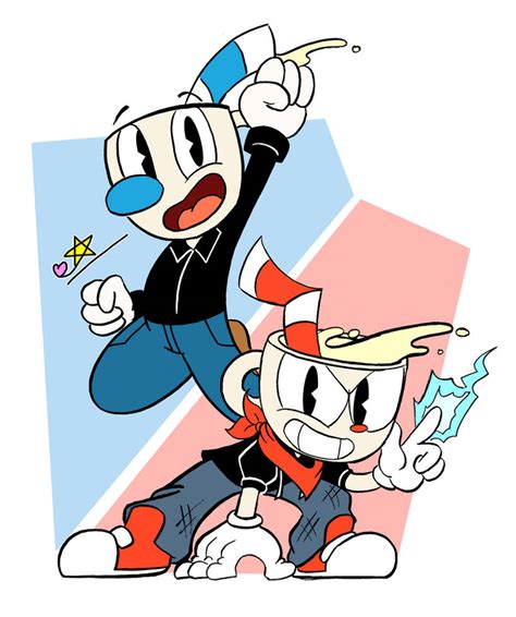 Cuphead And Mugman Pukopop Au By Missshirotokuro On Deviantart