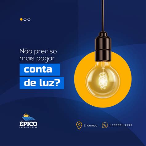 Social Media Épico Solar on Behance