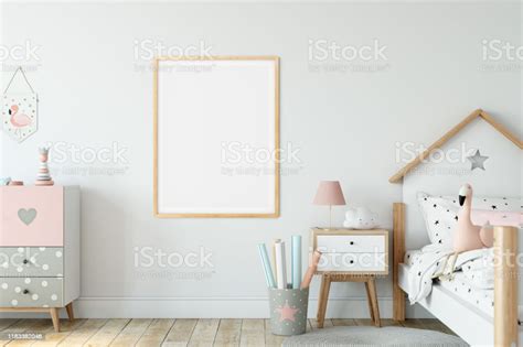 거실에서 프레임 및 포스터 조롱 스칸디나비아 인테리어 3d 렌더링 3d 일러스트레이션 0명에 대한 스톡 사진 및 기타 이미지