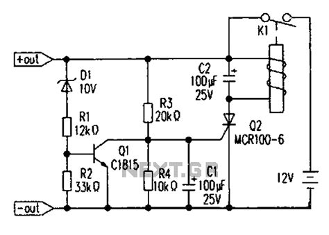 Li Ion Battery Discharge Protection Circuit Circuit Diagram