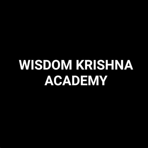 Wisdom Krishna Academy Youtube
