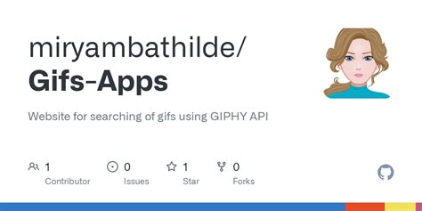 Github Miryambathilde Gifs Apps Website For Searching Of Gifs Using Giphy Api
