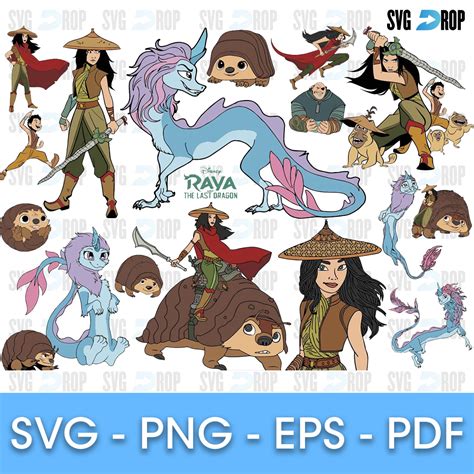 Raya And The Last Dragon Svg By Svgdrop On Deviantart