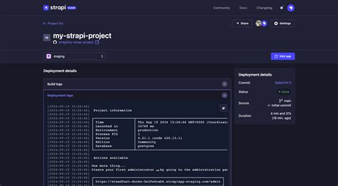 Projects Strapi Documentation