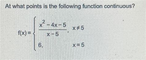 solved at what points is the following function