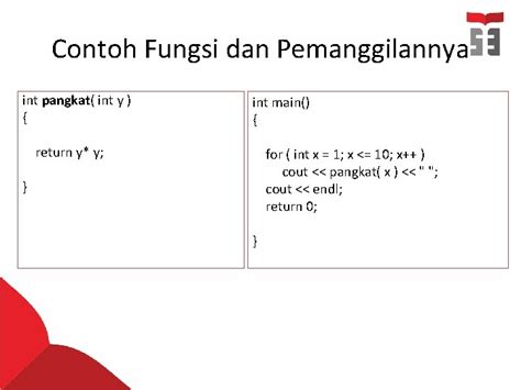 fungsi dalam c outline fungsi standar predefined fungsi
