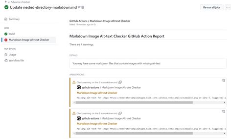 Markdown Image Alt Text Checker Actions Github Marketplace Github