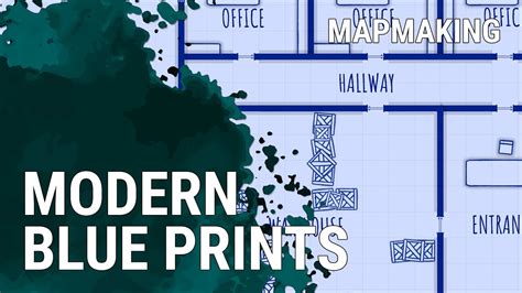 Moderne Battlemap für Rollenspiele Warehouse BluePrint DungeonDraft YouTube