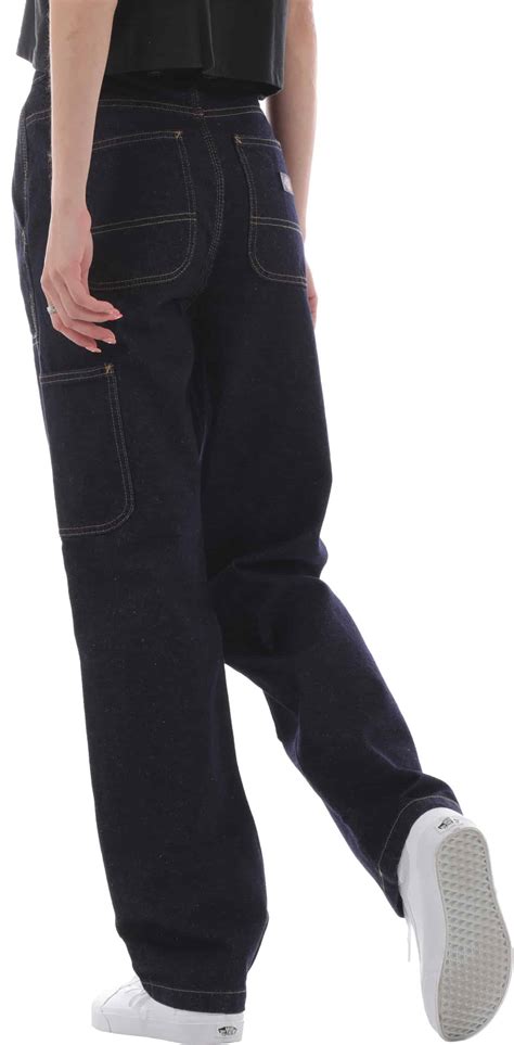 Dickies Womens Madison Double Knee Jeans Rinsed Indigo Blue Tactics