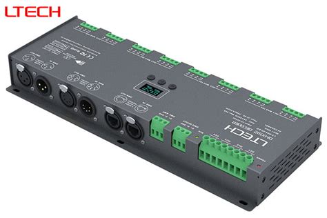 24 Channel DMX Decoder XLR 3 RJ45 LED Lighthouse