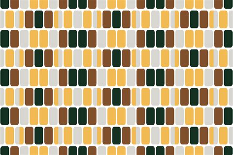 Mosaic Geometrical Shapes Vector Seamless Pattern It Consists Of A Polyhedron Such As A Circle