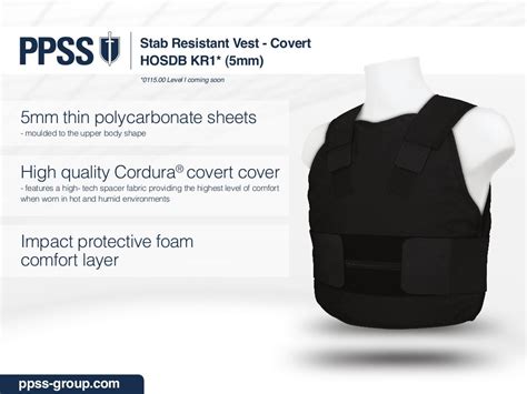 Ppss Covert Stab Resistant Vests