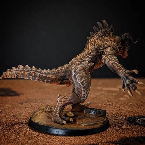 Painted Up The Deathclaw From Wasteland Warfare Rfallout