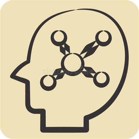 Icon Mind Mapping Related To Business Analysis Symbol Hand Drawn