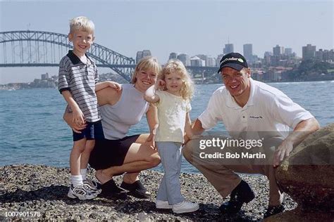 Usa Marty Nothstein With Wife Christi Son Tyler And Daughter Devin