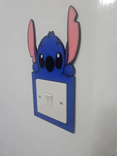 Stitch Light Switch Surround Free 3d Print Model Makerworld