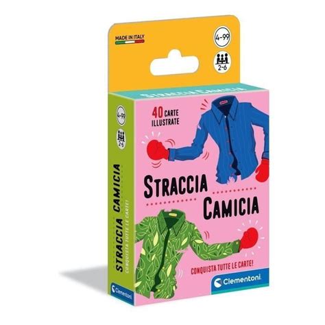 Clementoni Spiste Chemise Mazzo Cartes De Jeu Pour Enfants 2 À 6 J