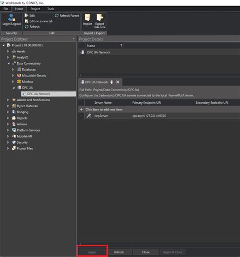 iconics suite connecting kepserverex opc ua server