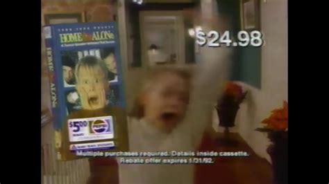 Home Alone Vhs Promotion 5 Off Pepsi Coupon 20th Century Fox Tv