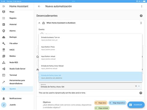 Set Input Date Time At Shutdown Configuration Home Assistant Community