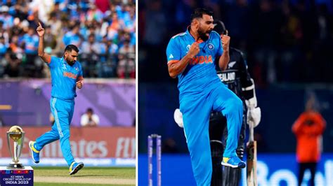 Most Odi World Cup Wickets For India Shami Becomes Leading Wicket