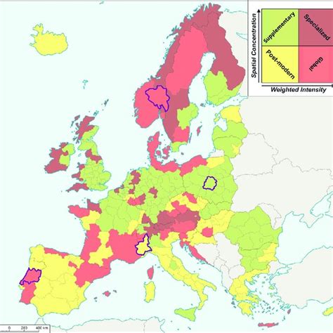 Typology Of Regions According To The Weighted Intensity And Spatial Download Scientific Diagram