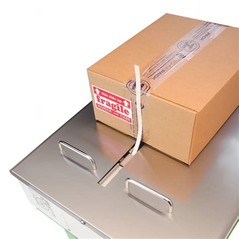 Open Cabinet Semi Automatic Strapping And Banding Machine Technopack