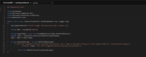 Keyvault And Azure Functions Christian Vierkant