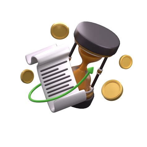 3d Rendering Illustration Monthly Invoice Icon 19062167 Png
