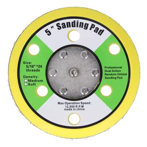 Suporte De Disco De Polimento Almofada De Lixa De 5 Polegada Mercadolivre