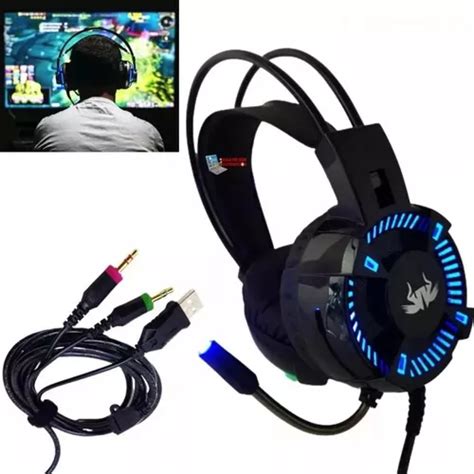Headset Gamer Pc Knup Kp P Usb Microfone Super Bass Parcelamento Sem Juros