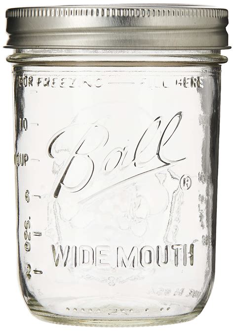 Kerr 518 16 Pint Wide Mouth Glass Canning Jar With Silver 43 Off