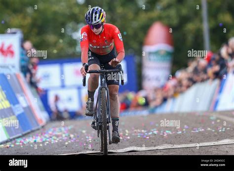 Hungarian Kata Blanka Vas Pictured In Action During The Women Elite Race At The European