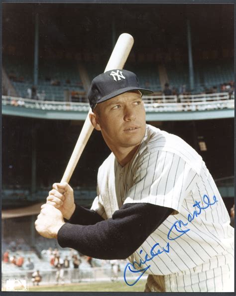 Lot Detail Mickey Mantle Signed Photograph