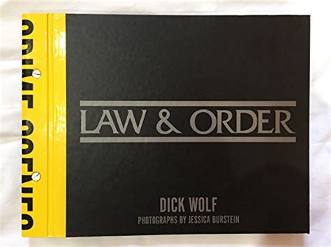 Law And Order Crime Scenes By Wolf Dick Burstein Jessica Near Fine