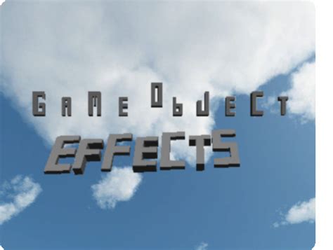 gameobject effects particles effects unity asset store