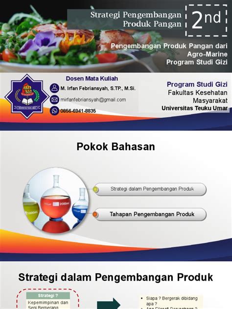 2 Strategi Pengembangan Produk Pangan Pdf